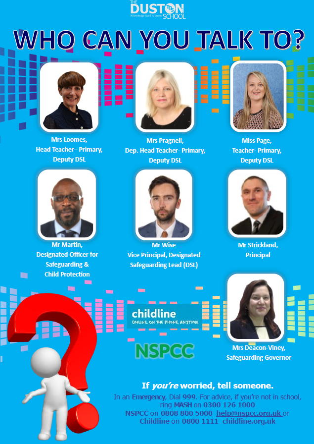 The Duston School - Who Can I Talk To?