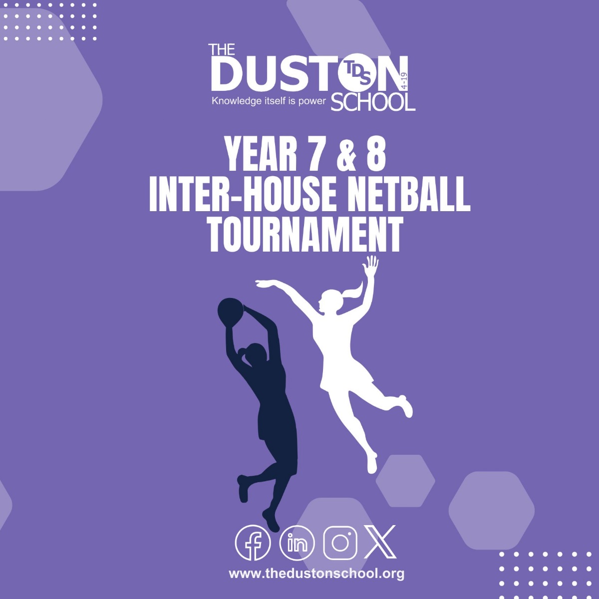 The Duston School - Year 7 & 8 Inter-House Netball Tournament